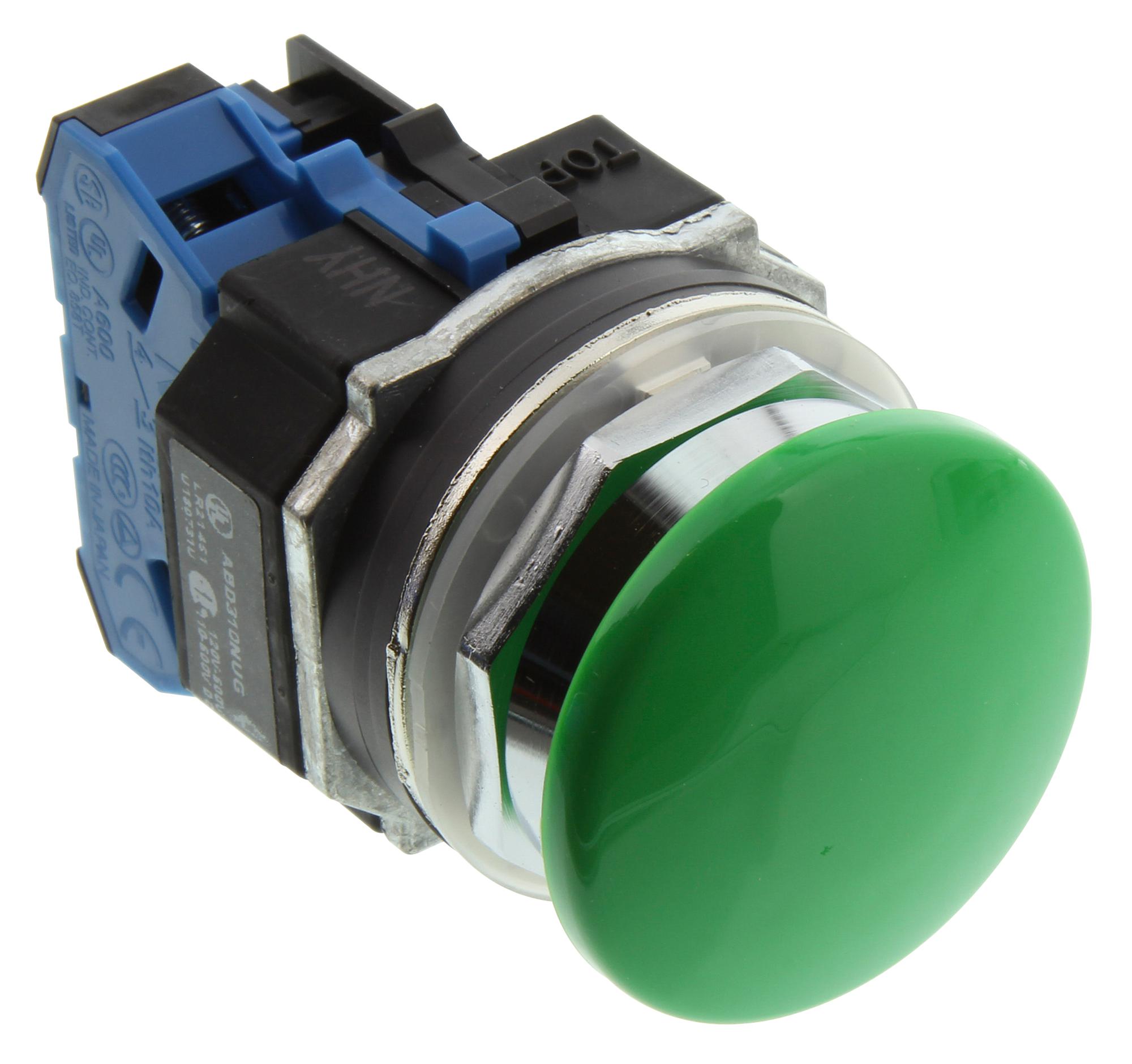 ABD310NUG - Idec - Industrial Pushbutton Switch, TWND Series, 30.5 mm