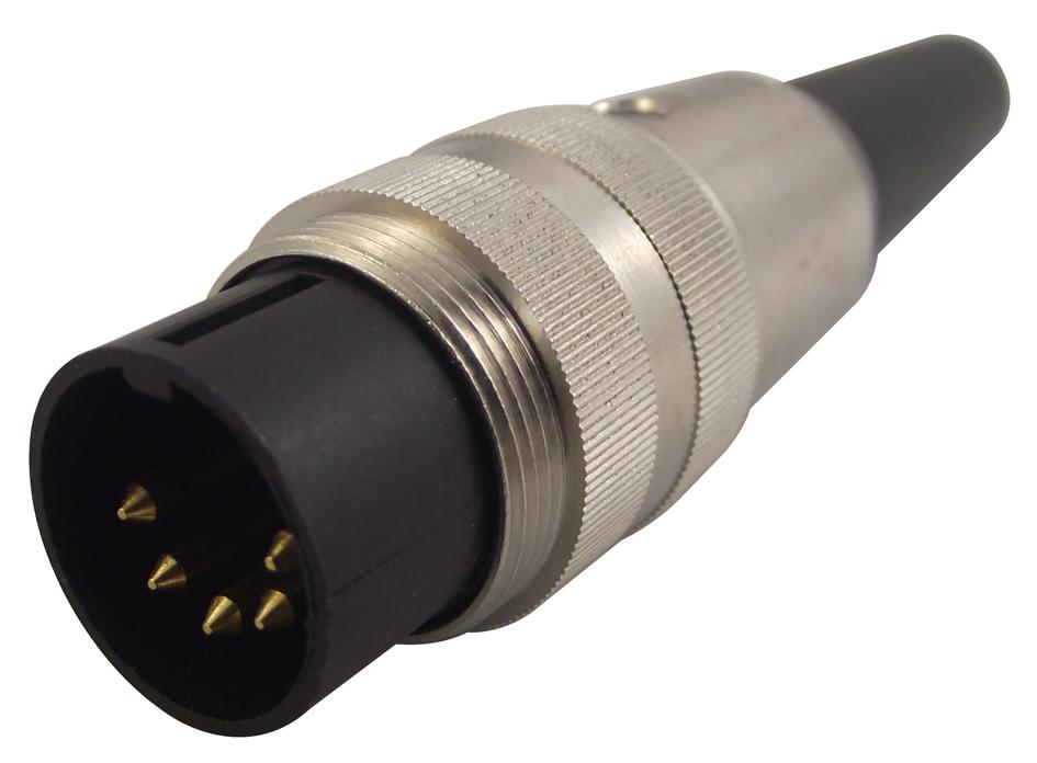 SV50 - Lumberg - Circular Connector, Straight Plug, 5 Contacts