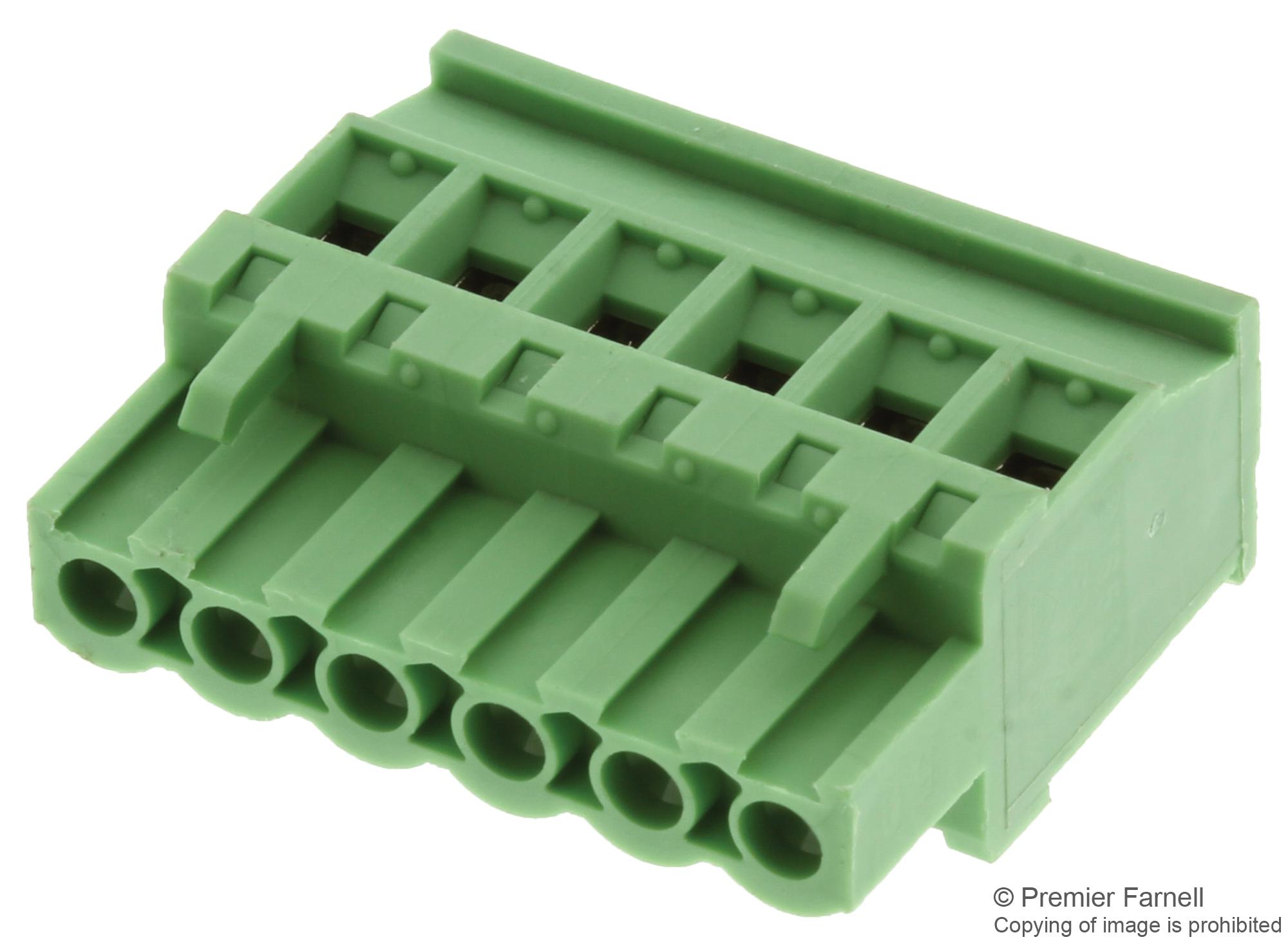 20020008-G061B01LF - Amphenol Anytek - Pluggable Terminal Block, 5 mm ...