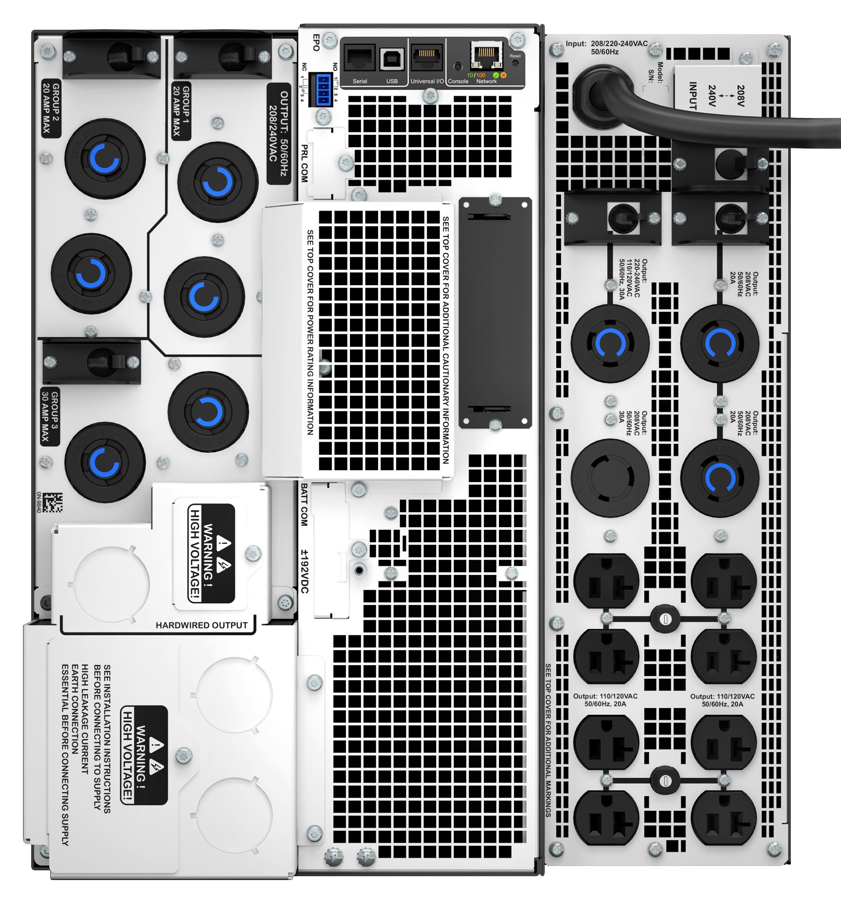SRT8KXLT-5KTF - Apc - Uninterruptible Power Supply (UPS), ITE, 18 Outlets