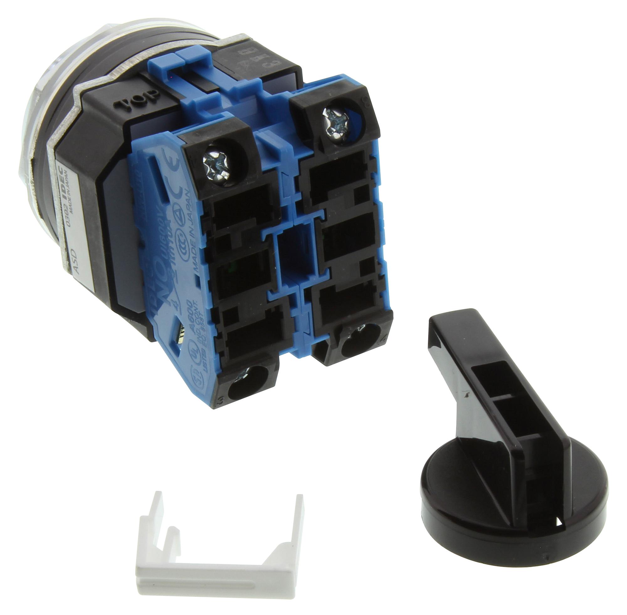 ASD3L20NU - Idec - Rotary Switch, 3 Position, 2 Pole