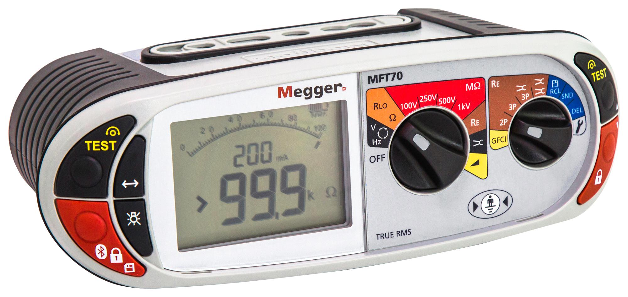 MFT70 - Megger - Multifunction Installation Tester, MFT70 Series, 0.01 ohm