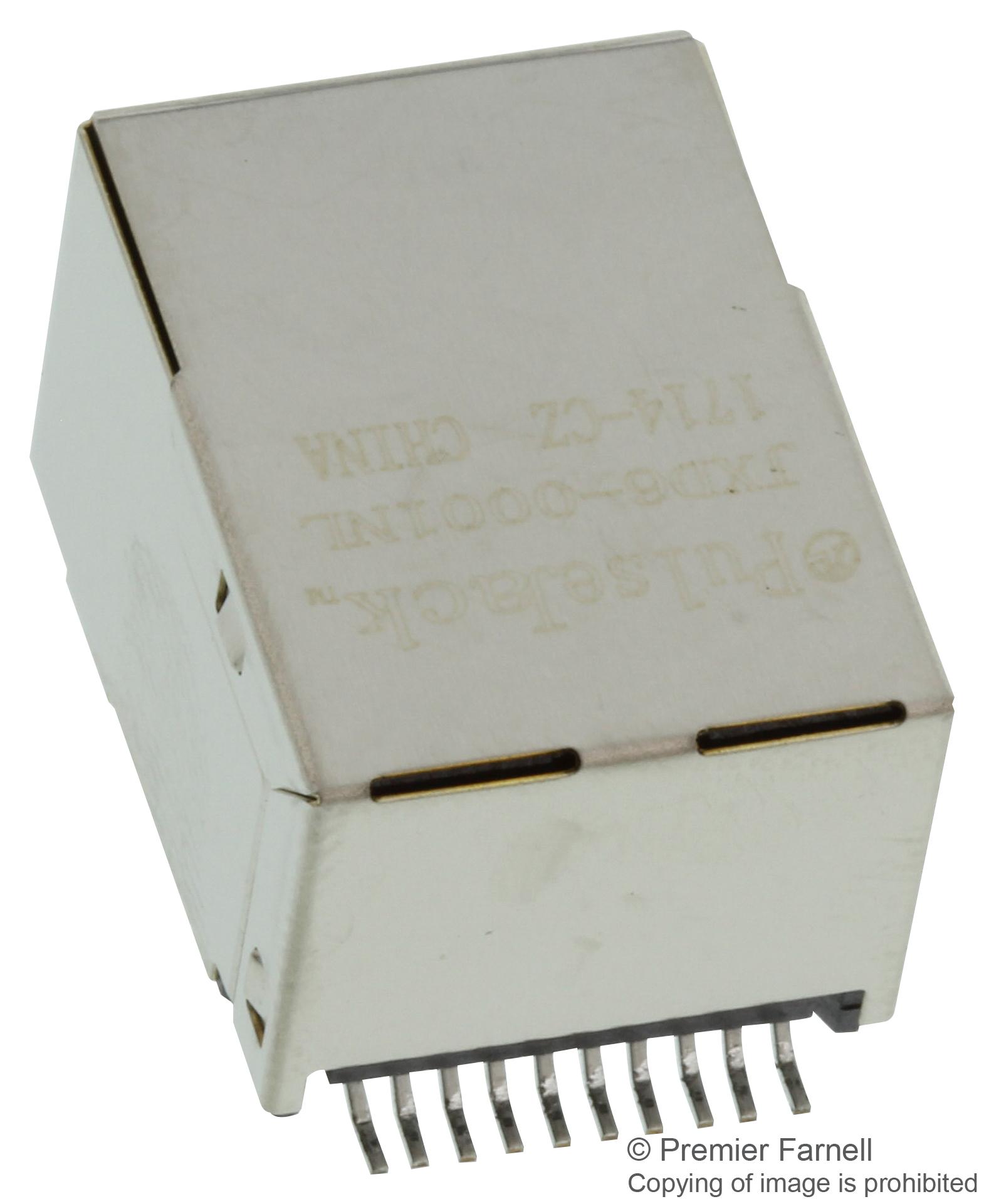 JXD6-0001NL - Pulse Electronics - Modular Connector, RJ45 Jack, 1 x 1 ...