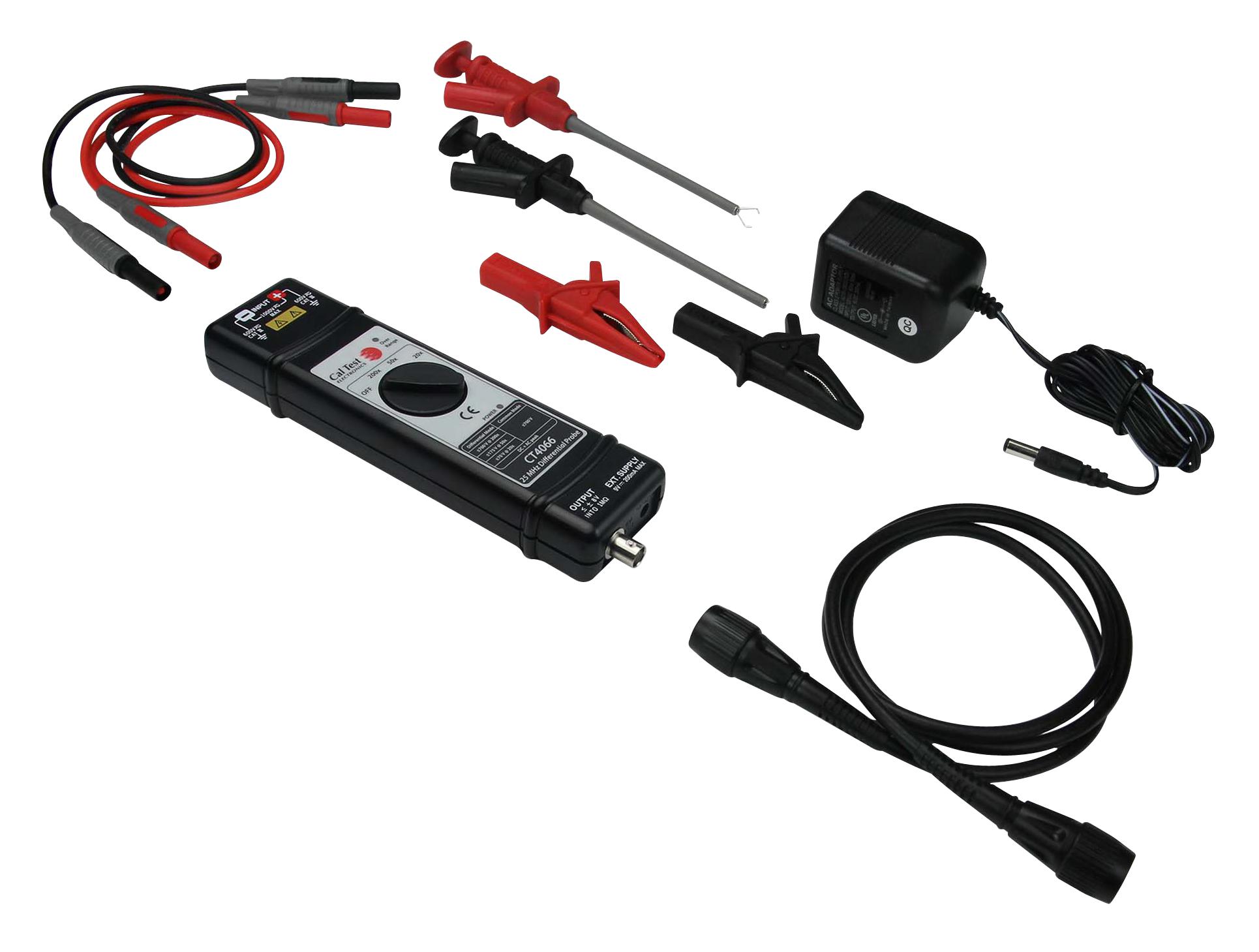 CT4066 - Cal Test Electronics - Oscilloscope Probe, Differential, 25 MHz