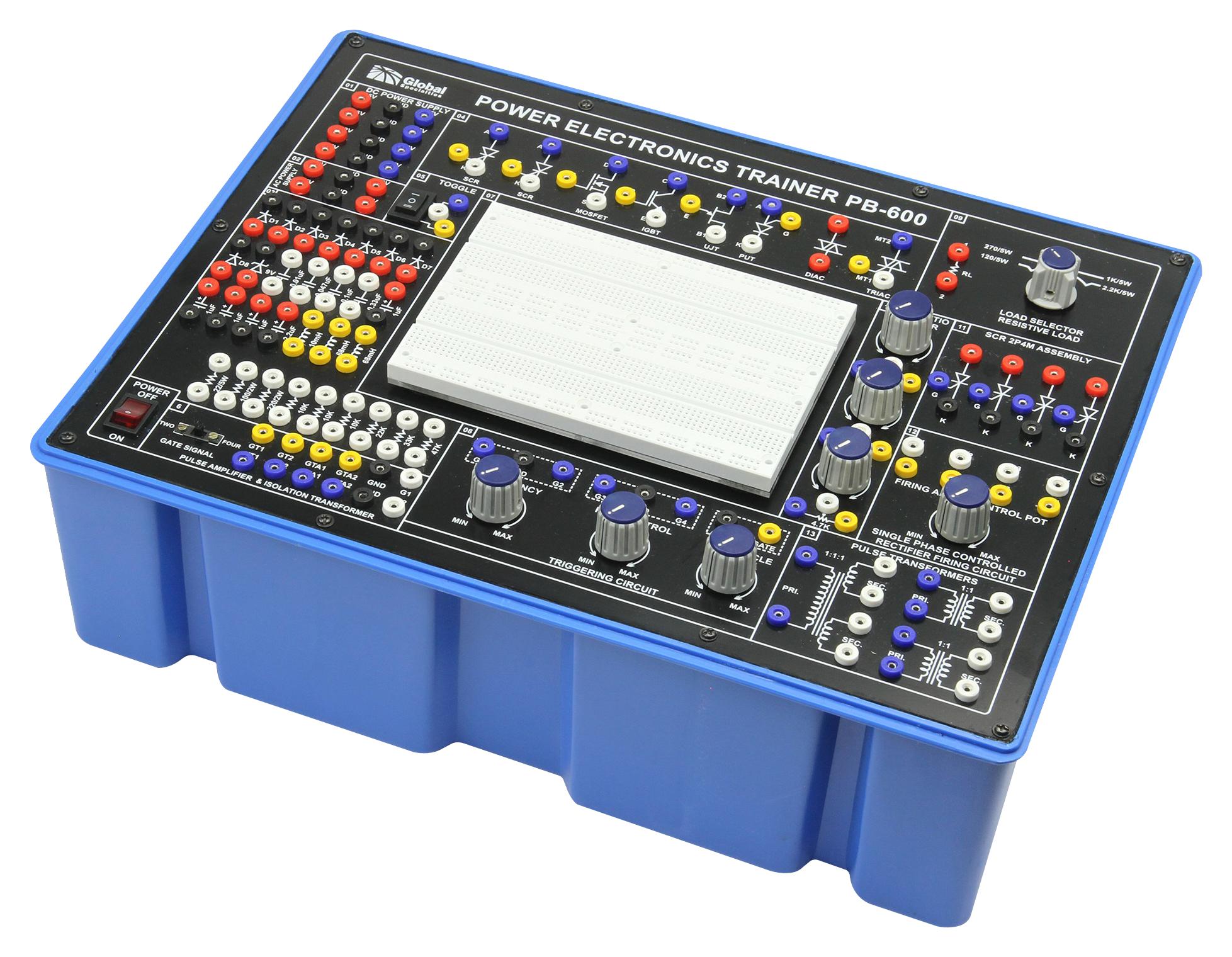 PB-600 - Global Specialties - Power Electronics Trainer, PB-2 Breadboard, PB-600KIT