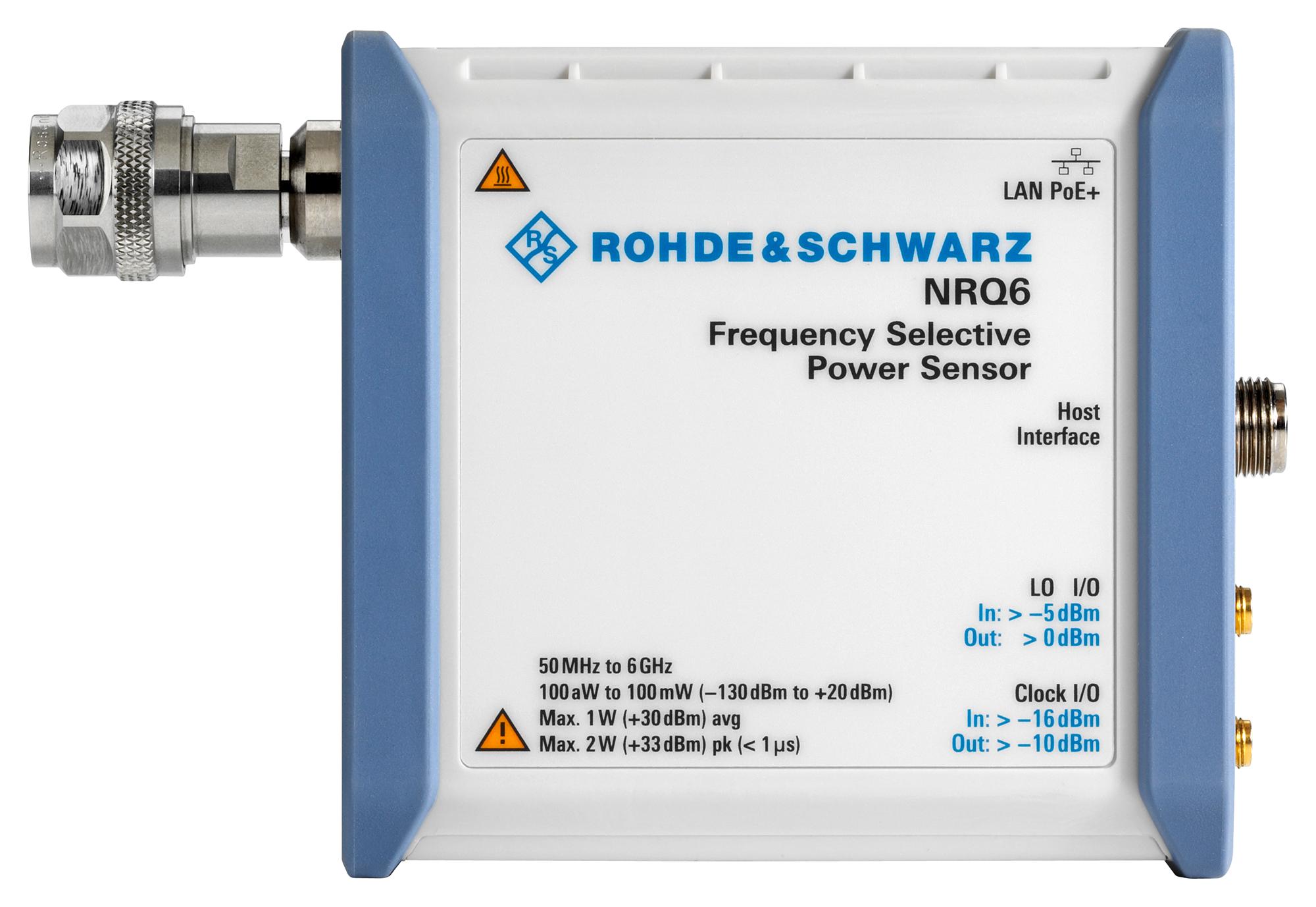 NRQ6 - Rohde & Schwarz - Frequency Selective Power Sensor, 6GHz
