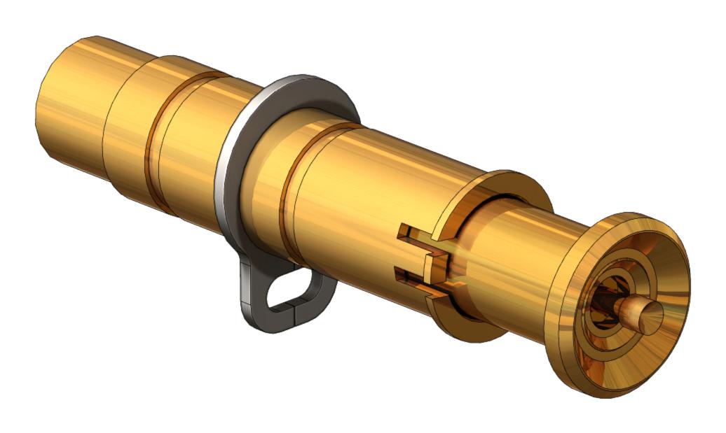 CSP-40A-024 - Everett Charles Tech - Contact, Spring Loaded Pin, 6.35 mm