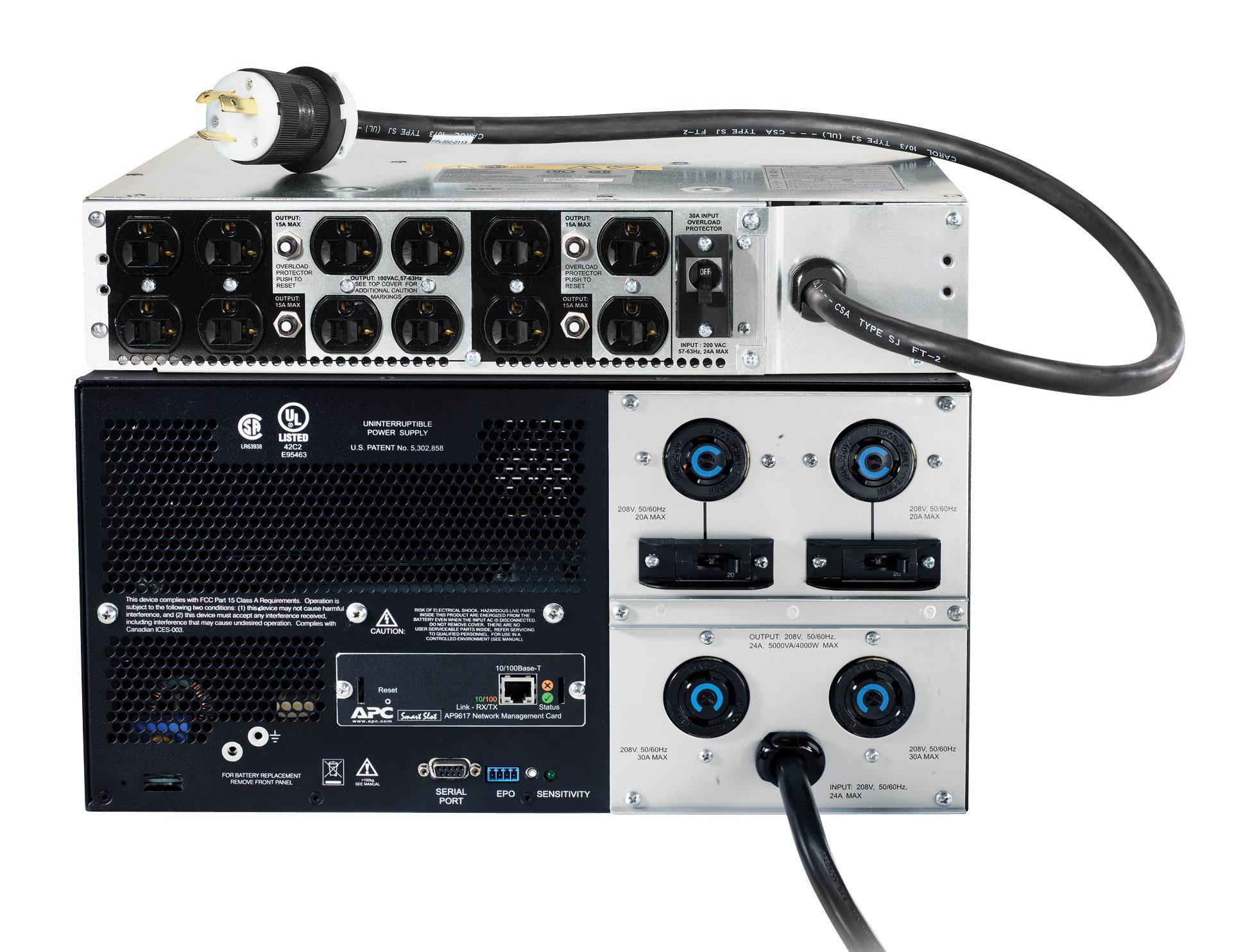 SUA5000R5TXFMR - Apc - Uninterruptible Power Supply (UPS), ITE, 15 Outlets