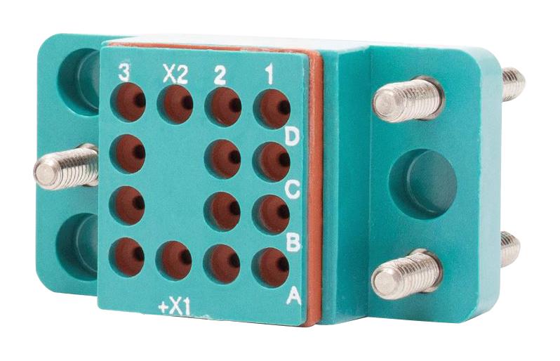 M12883/44-01 - Amphenol Pcd - Relay Socket, 4 Pole, Panel