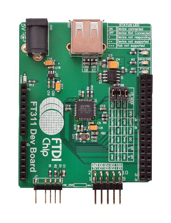 UMFT311EV - Ftdi - USB Android Host Development Board, MOD FT311, USB 2 ...