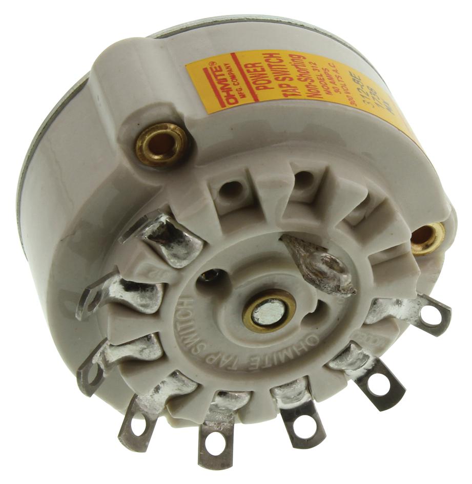 312-8E - Ohmite - Rotary Switch, 8 Position, 8 Pole