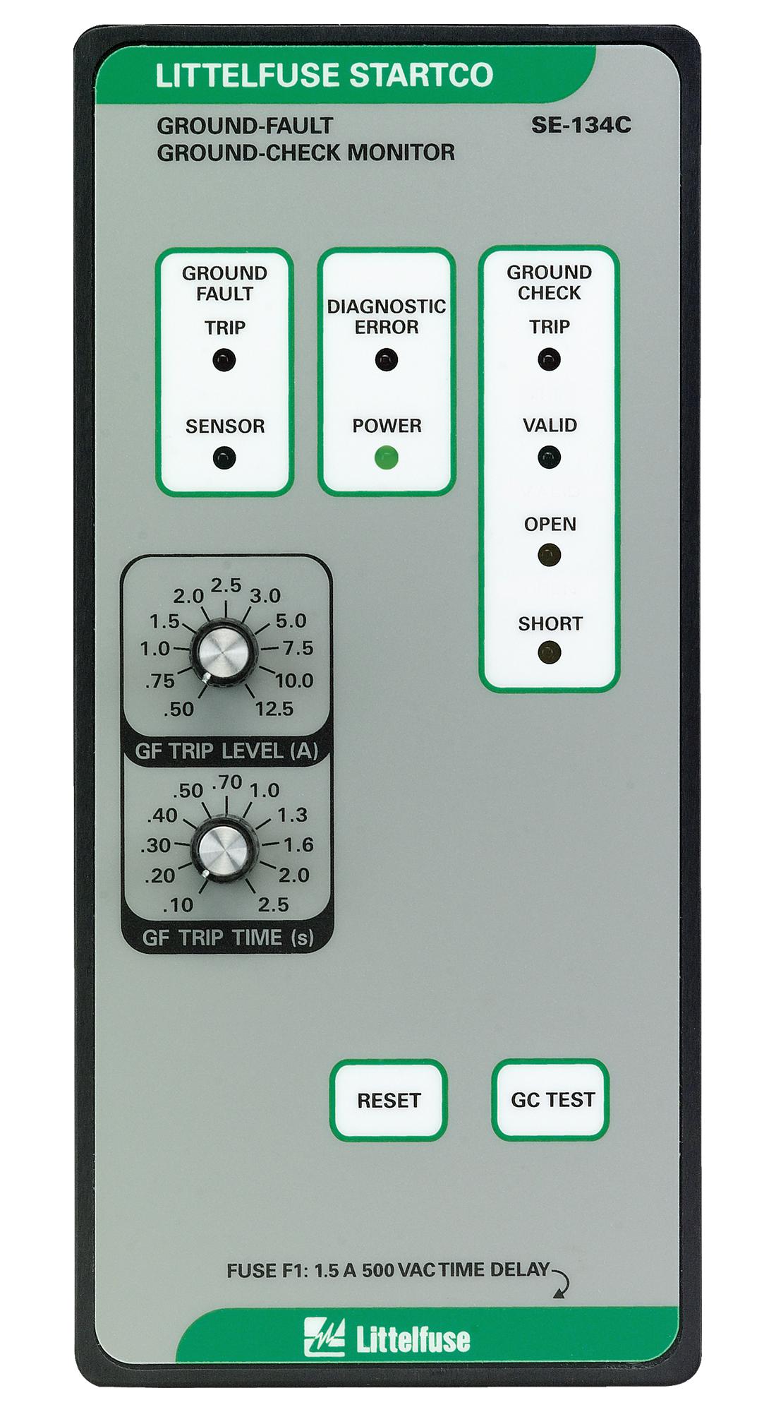 SE-134C-00 - Littelfuse - Ground Fault Relay, 240 V, 2.5 s