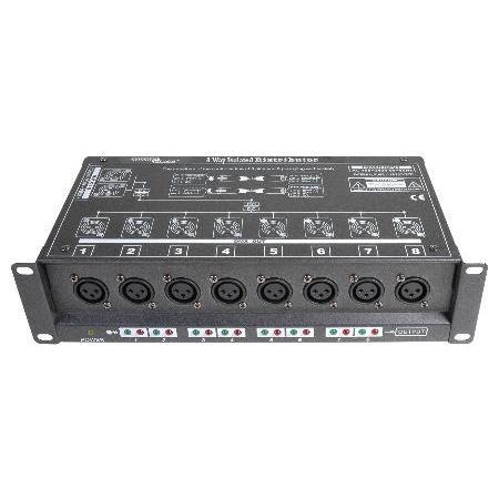 DMX-SPLIT8 - Stellar Labs - DMX Splitter, 8 Way, Isolated