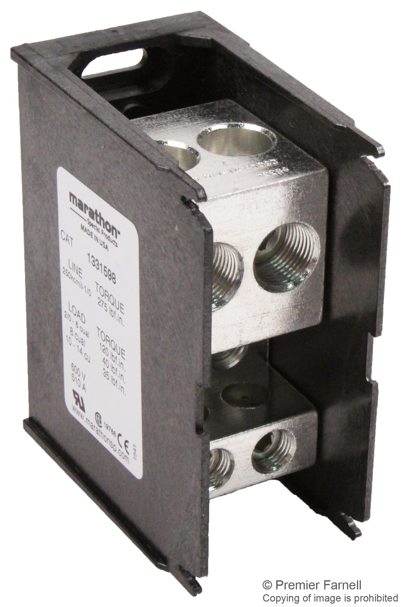 1331598 - Marathon Special Products - Panel Mount Barrier Terminal ...