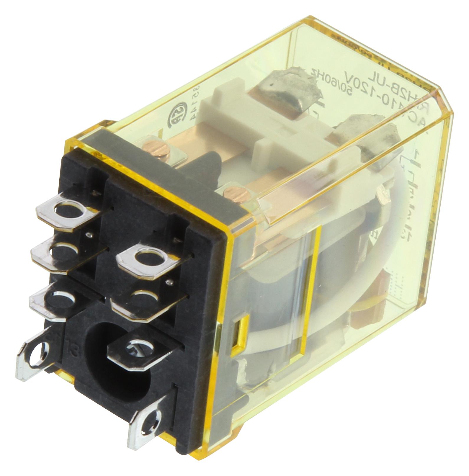 RH2B-ULAC110-120V - Idec - Power Relay, DPDT, 120 VAC