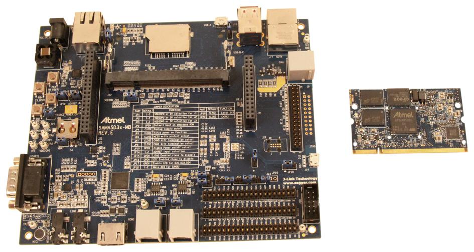 Atsama5d35 Ek Microchip Evaluation Kit For Microchip Arm Based Embedded Mpu Running At 536mhz