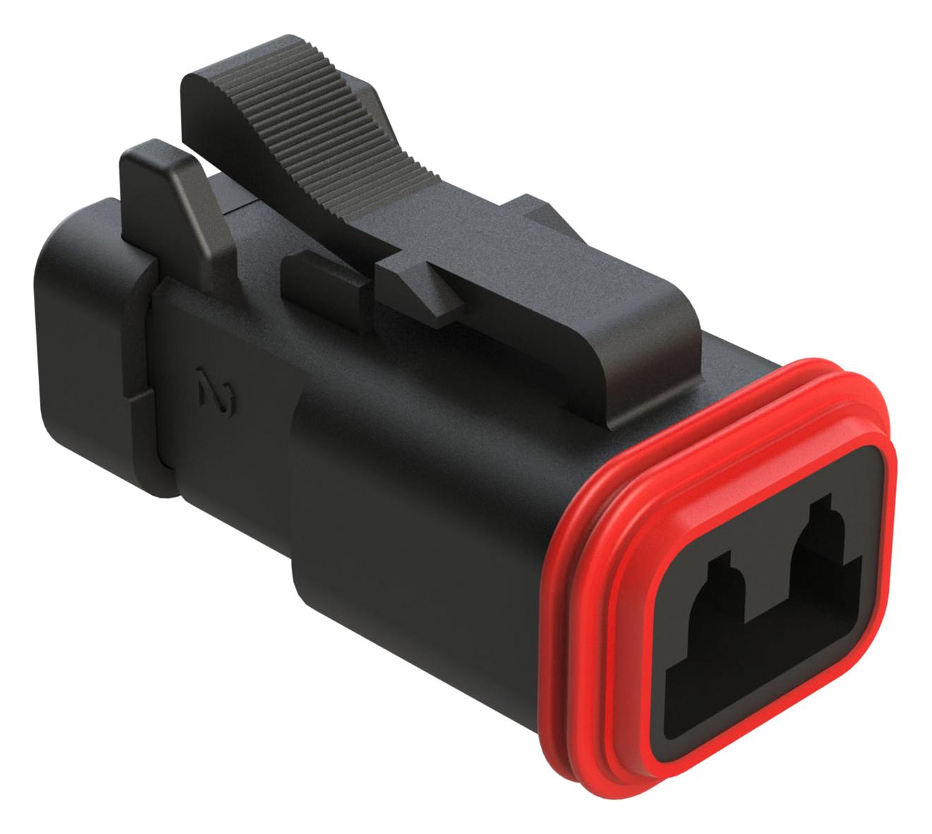 AT06-2S-EC01BLK - Amphenol Sine/tuchel - Automotive Connector Housing, Black, AT Series