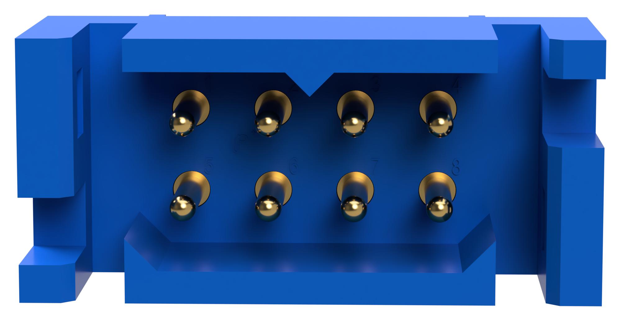 PLB08M300A1/AA - Positronic - Rectangular Power Connector, 8 Contacts ...