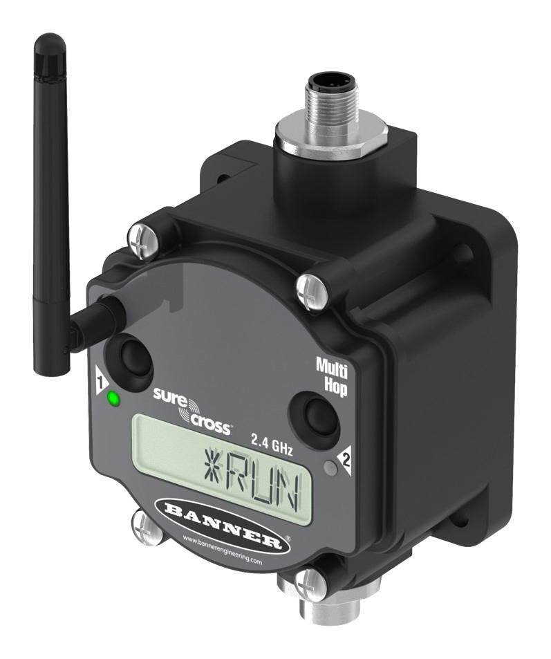 DX80DR2M-H10 - Banner Engineering - MULTIHOP MODBUS I/O DATA RADIO, 2.4GHZ