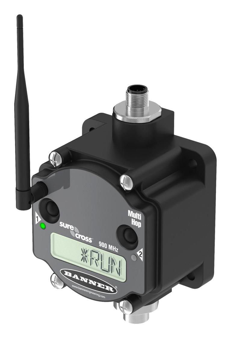 DX80DR9M-H10 - Banner Engineering - MULTIHOP MODBUS I/O DATA RADIO, 900MHZ