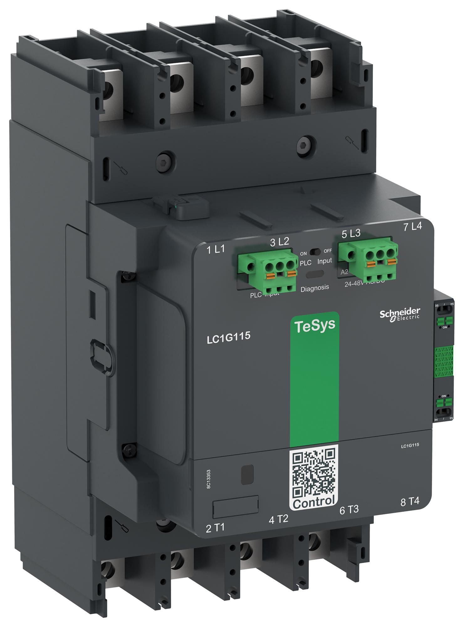 LC1G1854EHEA - Schneider Electric - Contactor, IP2X, Panel Mount