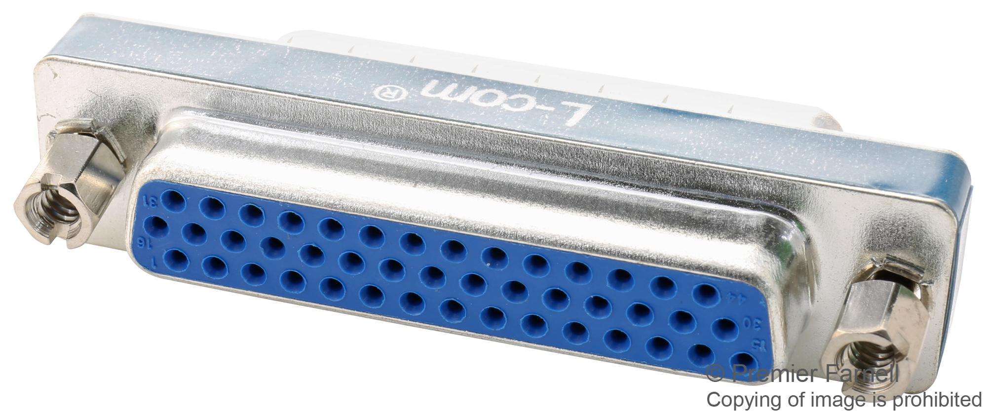 DGBH44MF - L-com - D Sub Connector Adapter, Standard D Sub, Plug