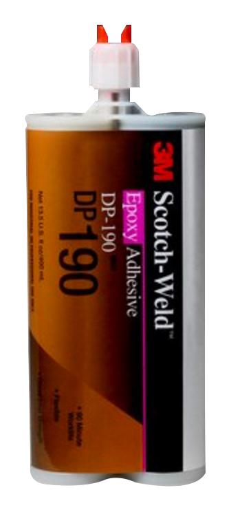 DP190 GRAY 200ML - 3m - Adhesive, Epoxy - 2 Part, Grey