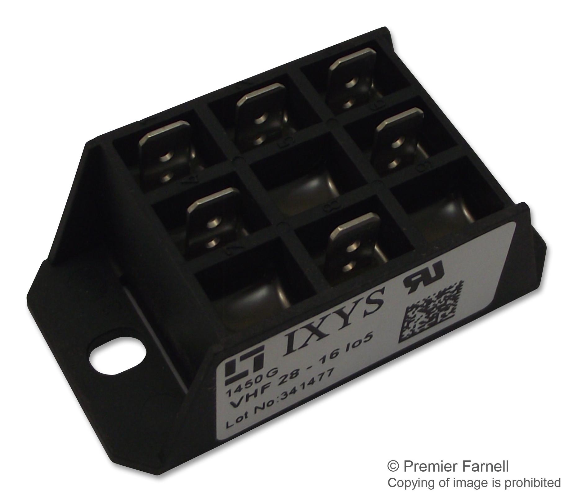 VHF28-16IO5 - Ixys Semiconductor - Bridge Rectifier, Single Phase, 1.6 kV