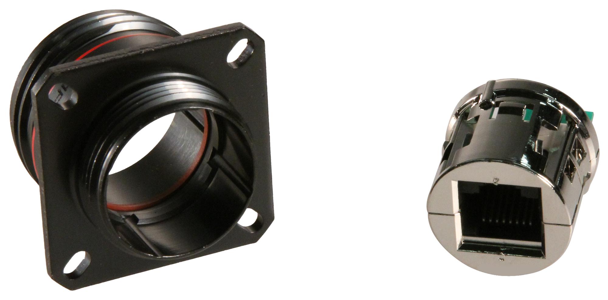 RJFTV22ZN00 - Amphenol Pcd - Modular Connector, RJ45 Jack, 1 x 1 (Port)