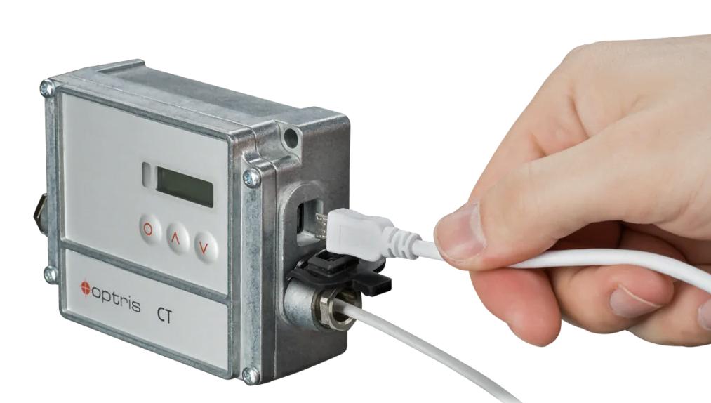 OPTCT4MLSFCB3 - Optris - Sensor, Infrared Temperature, 0 °C to 500 °C