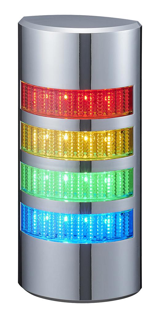 WE-402UB-LAN - Patlite (u.s.a.) - Signal Tower, Flashing, 4 Tiers