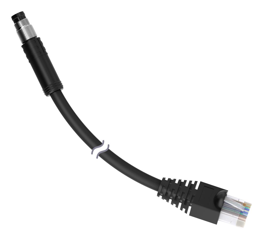 STP-M8MRJ45-406 - Banner Engineering - Sensor Cable, M8 Plug, RJ45 Plug