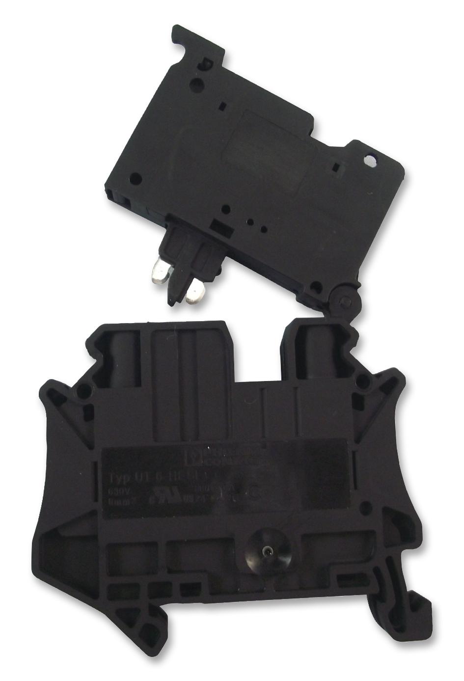 3046401 - Phoenix Contact - Fused Terminal Block, 2 Positions, 24 AWG