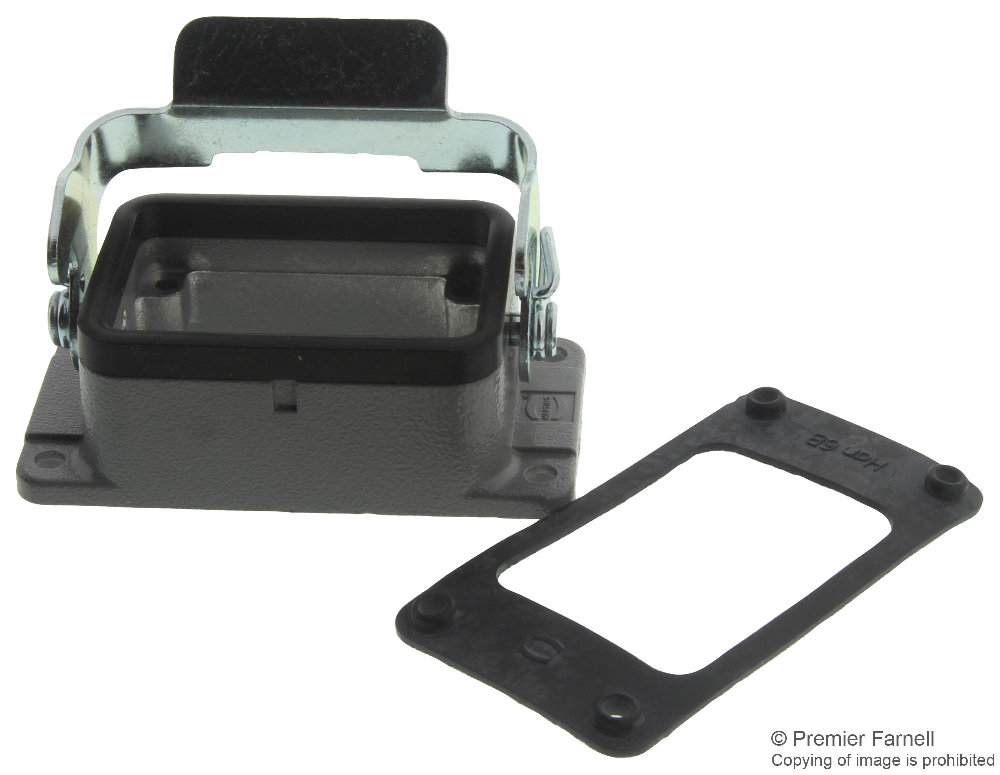 09300060301ML - Harting - Heavy Duty Connector, Base, Bulkhead Mount