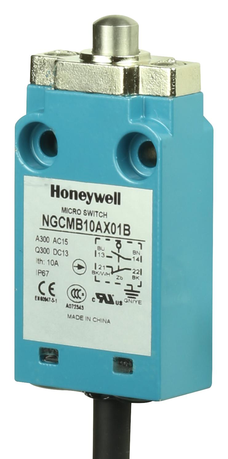 NGCMB10AX01B - Honeywell - Limit Switch, IP67, Pin Plunger