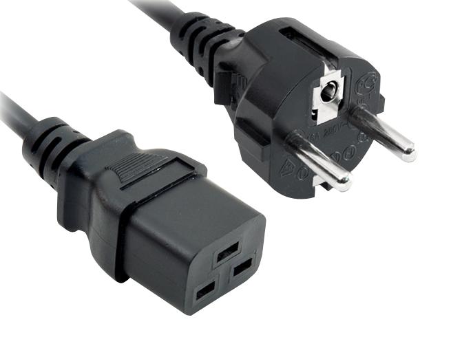 8504.098 - Quail Electronics - Mains Power Cord, CEE 7/7 Plug, IEC ...