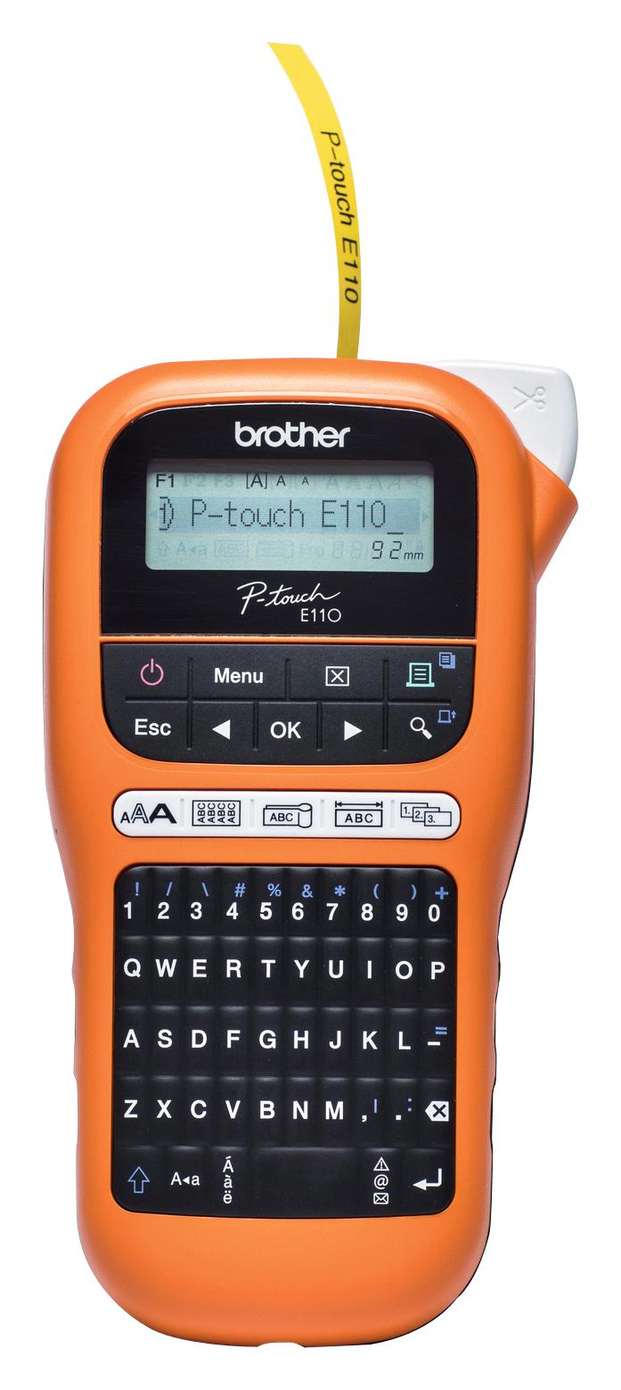 PTE110 - Brother - Label Printer, Hand Held, 180 dpi