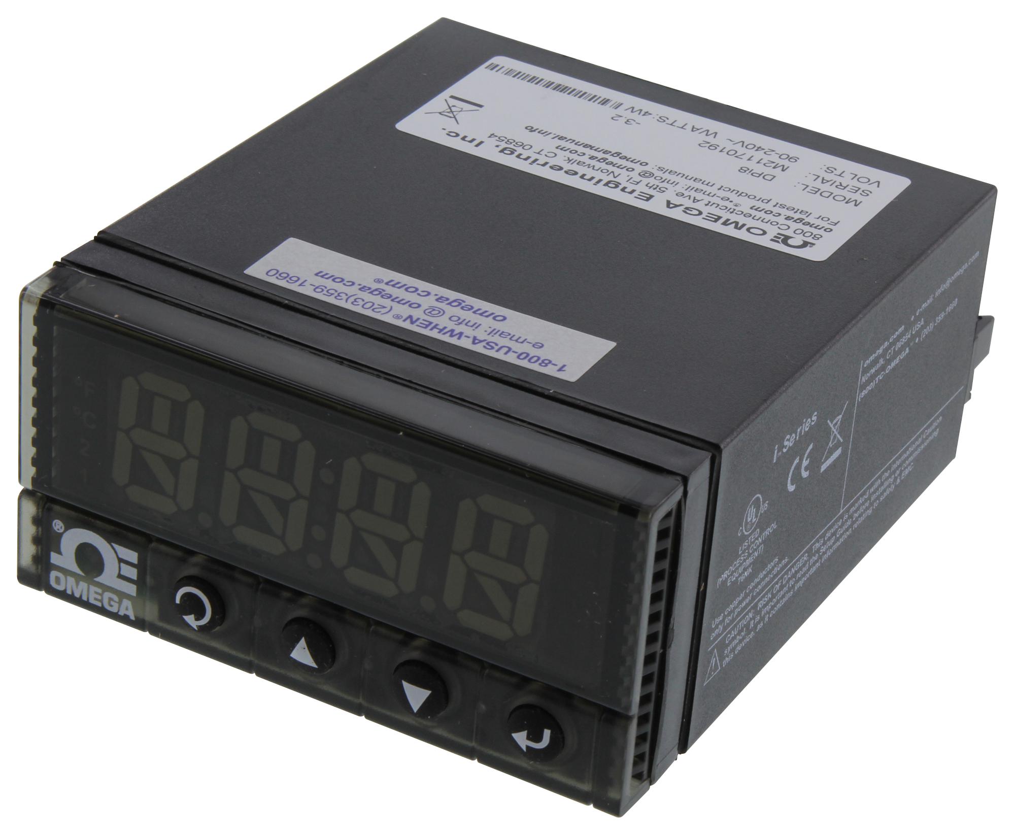 DPI8 - Omega - Digital Panel Meter, iSeries, Monogram Series