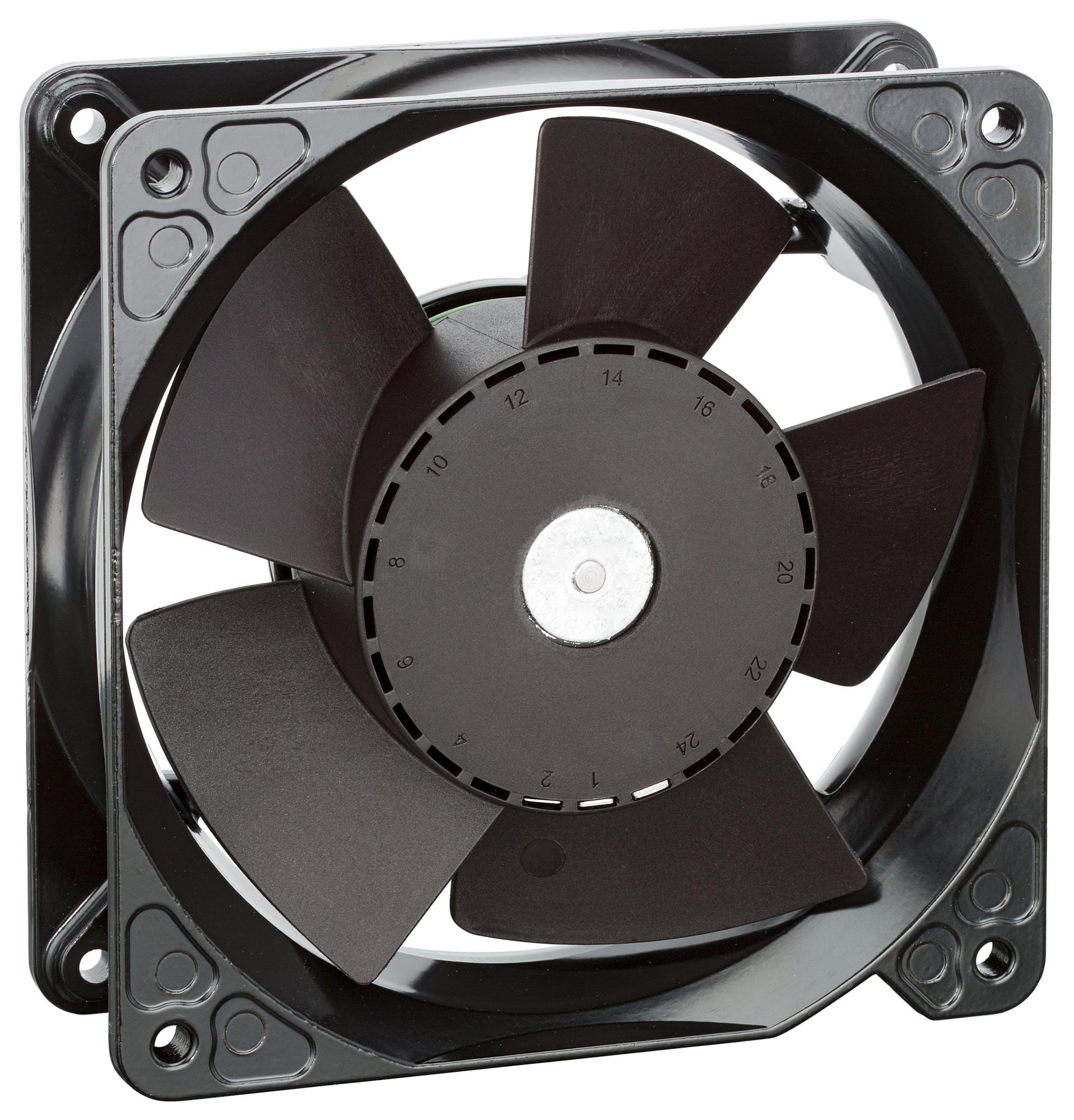 4114NH4 - Ebm-papst - DC Axial Fan, 24 V, Square