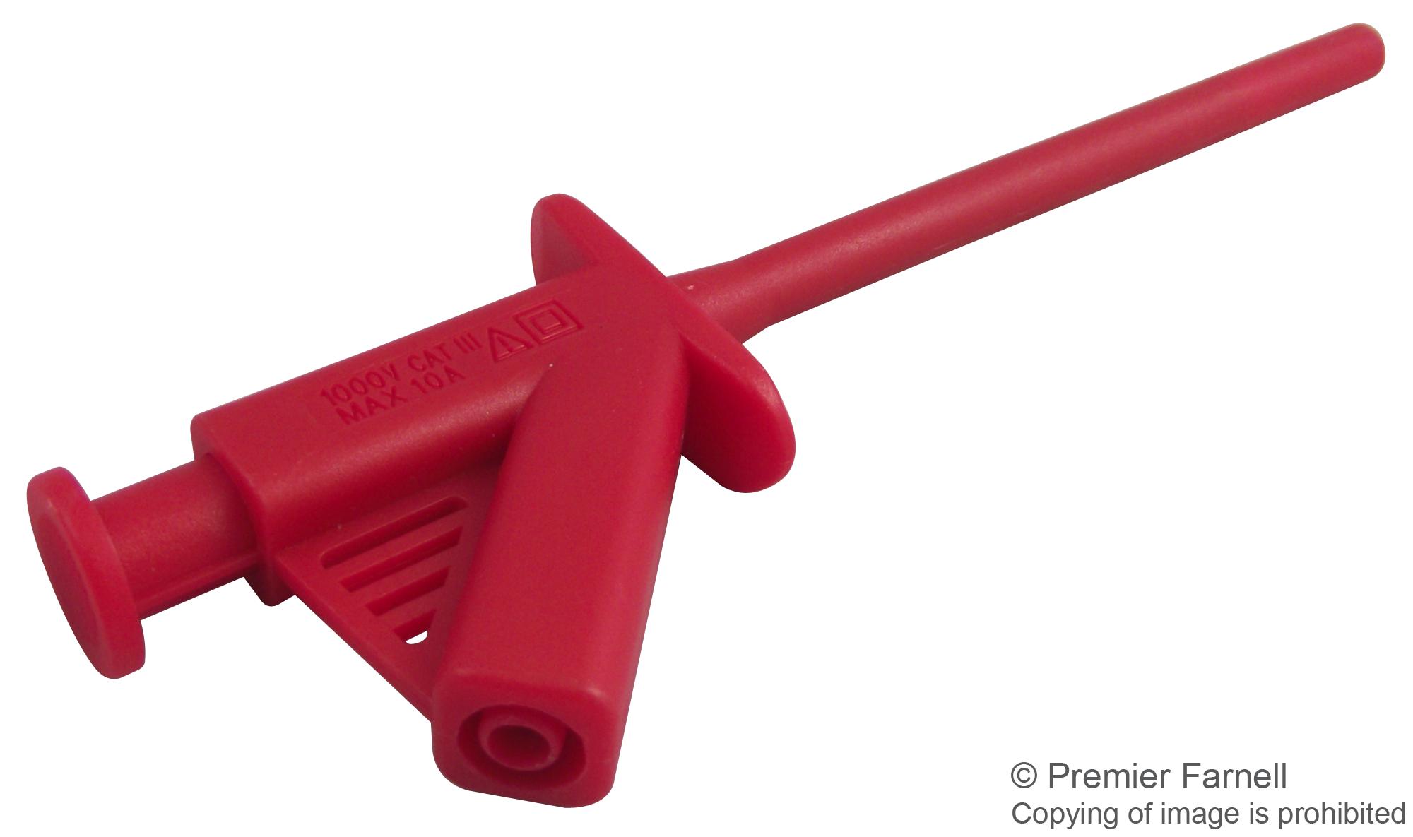 5911B - Pomona - IC Test Clip, 1 Contacts, Nickel Plated Contacts