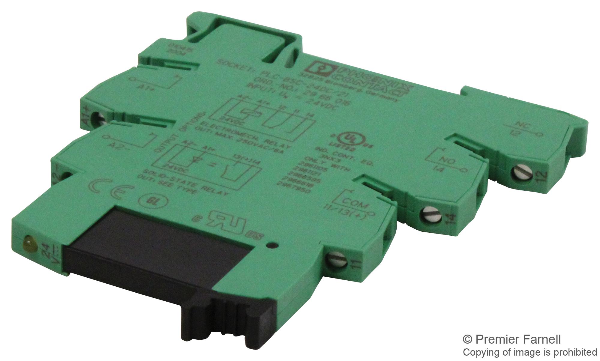2966728 - Phoenix Contact - Solid State Relay, SPST, DIN Rail