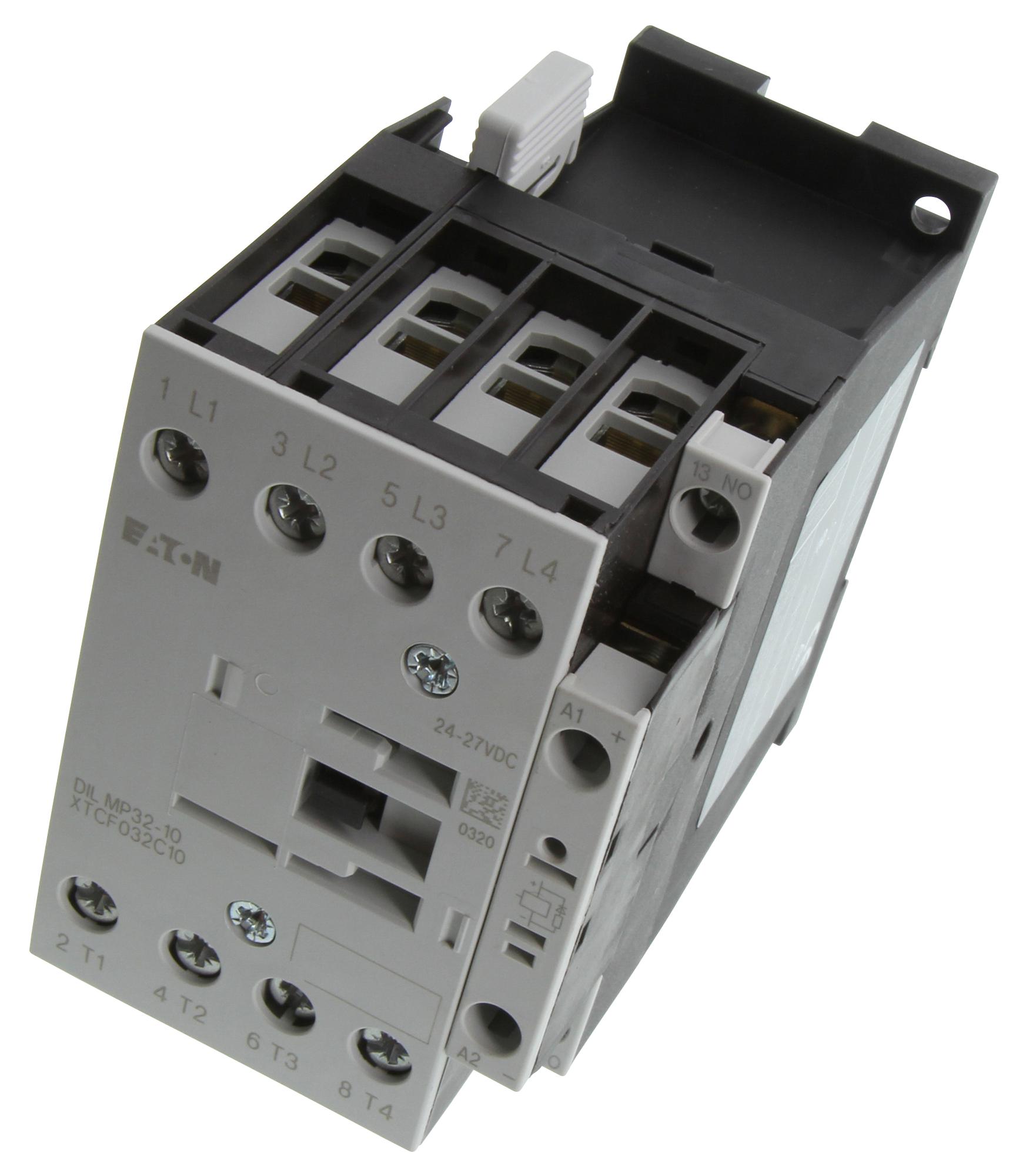 XTCF032C10TD - Eaton - Contactor, 18 A, DIN Rail