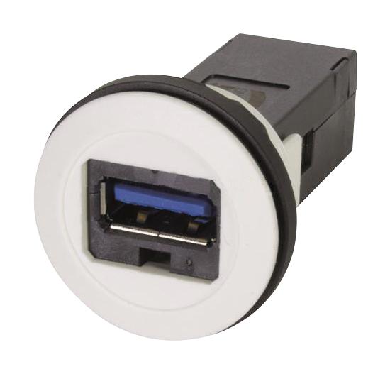 09454521919 - Harting - USB Adapter, USB Type A Receptacle, USB Type A ...
