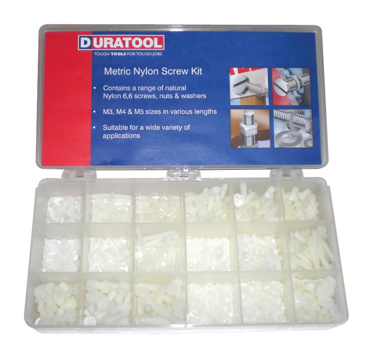 D00750 - Duratool - Fastener Set, Screws, Nuts & Washers