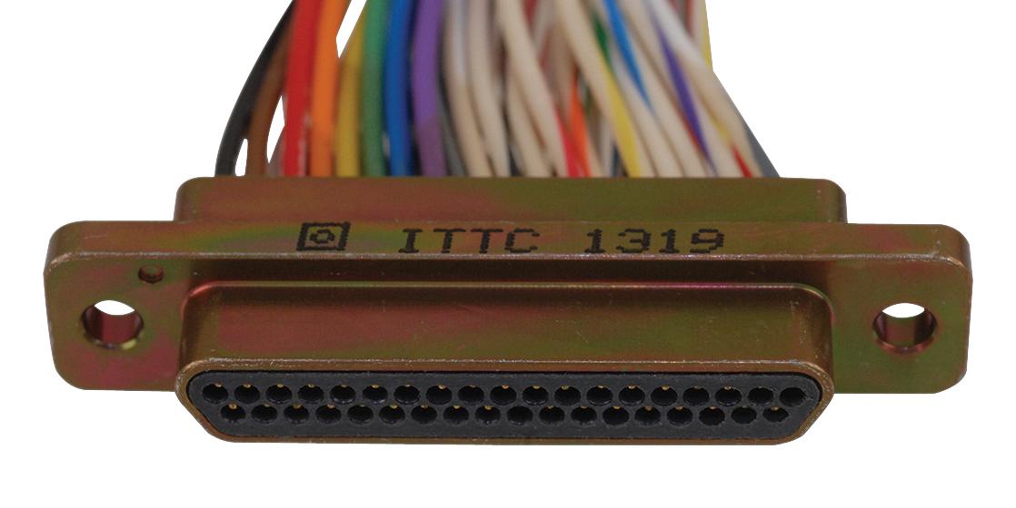 MDM-25PH006B-F222 - Itt Cannon - Micro D Cable Assembly, Micro-D Plug ...