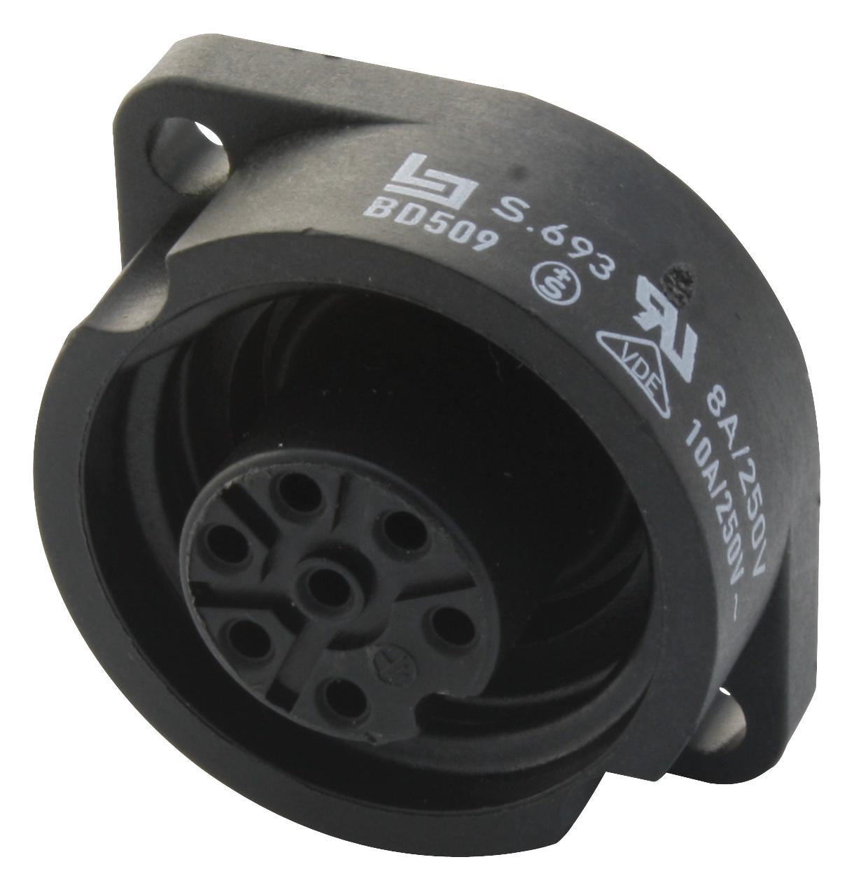 09-4228-00-07 - Binder - Circular Connector, 693 Series, Panel Mount ...