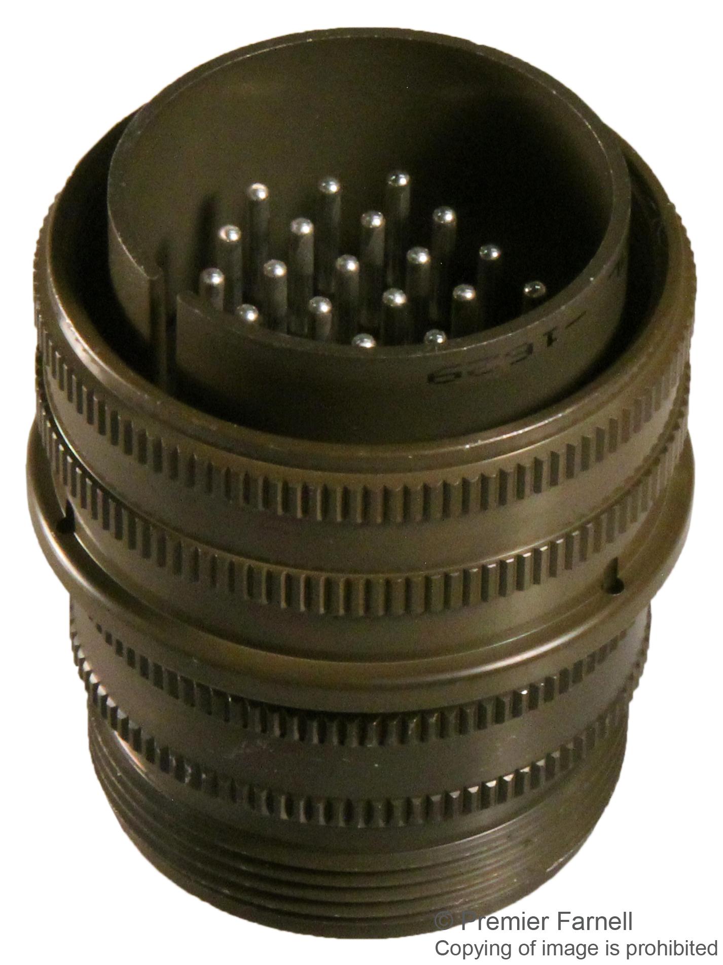 MS3106A24-28P - Amphenol Industrial - Circular Connector, MIL-DTL-5015 ...