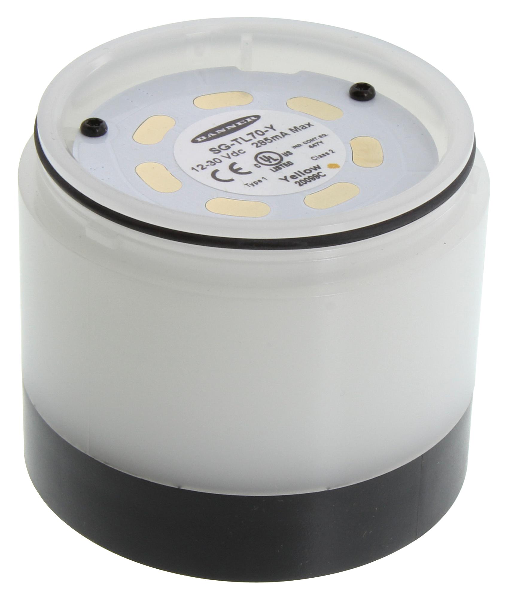 SG-TL70-Y - Banner Engineering - LIGHT MODULE, FLASHING/STEADY, YEL