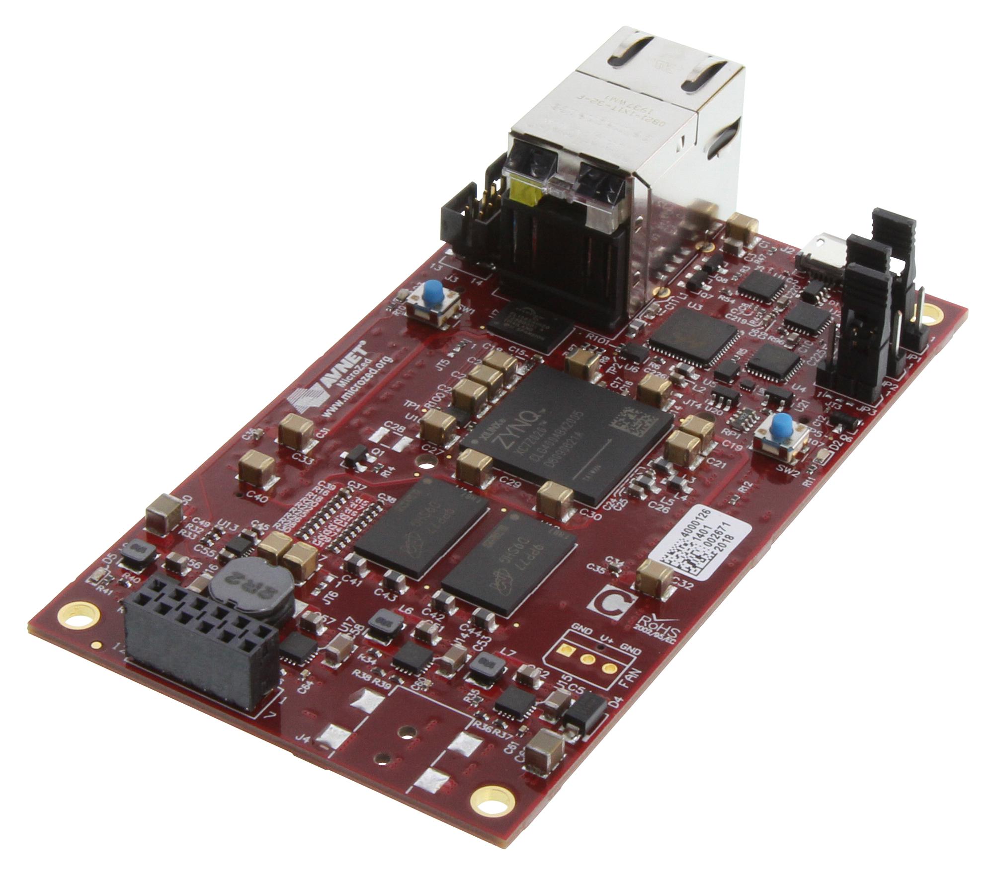 AES-Z7MB-7Z020-SOM-I-G/REV-G - Avnet - Evaluation Board, MicroZed 7020 ...