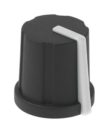 1109 - Davies Molding - Knob, D Shaft, 6 mm